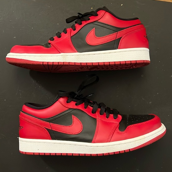 Nike | Shoes | Mens Air Jordan Low Reverse Bred | Poshmark